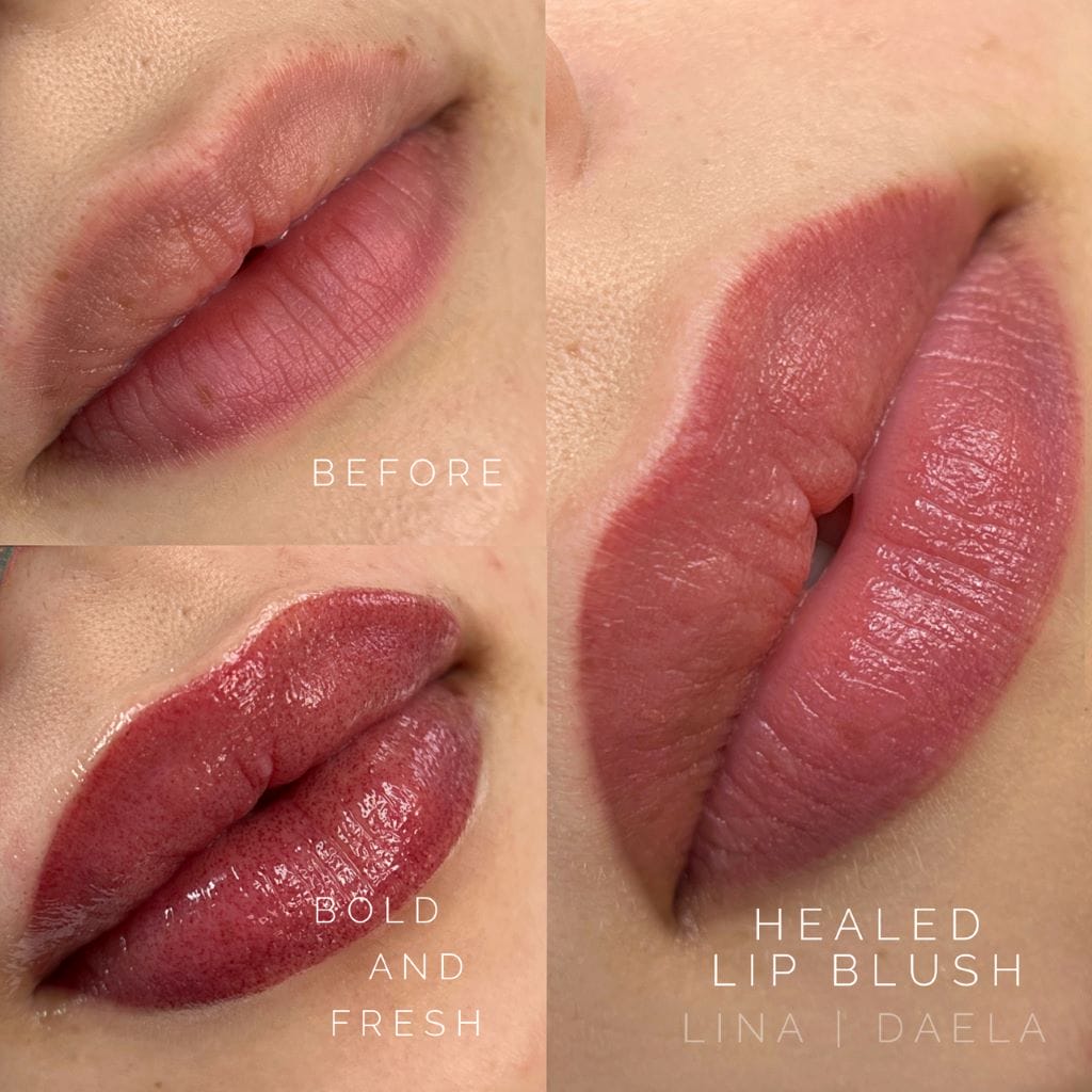 Perfectly Healed Lip Blush Tattoo 101 | DAELA