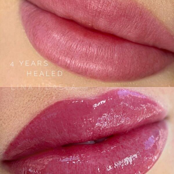 Perfectly Healed Lip Blush Tattoo 101 | DAELA